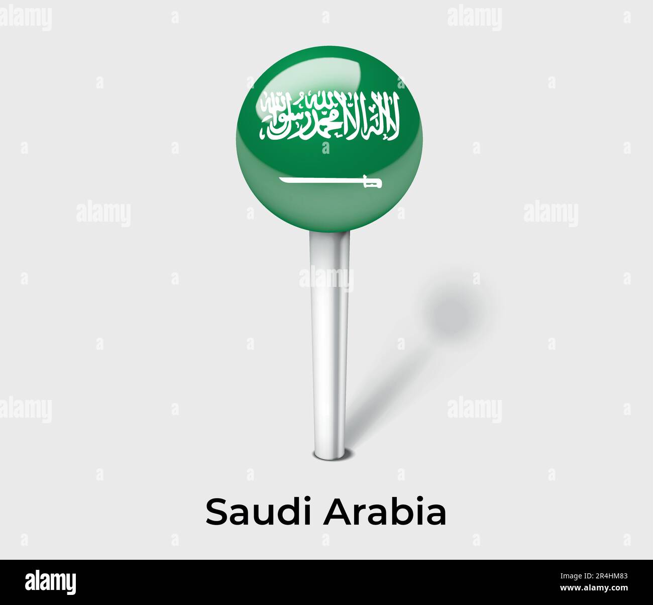 Saudi arabia map pin hi-res stock photography and images - Alamy