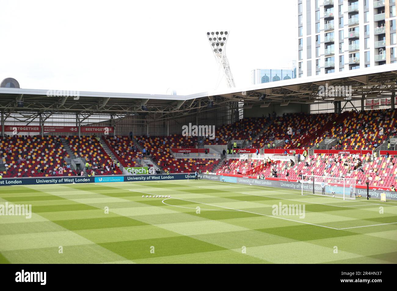 London, UK. 28th May, 2023. Corner of the Gtech pre match during the ...