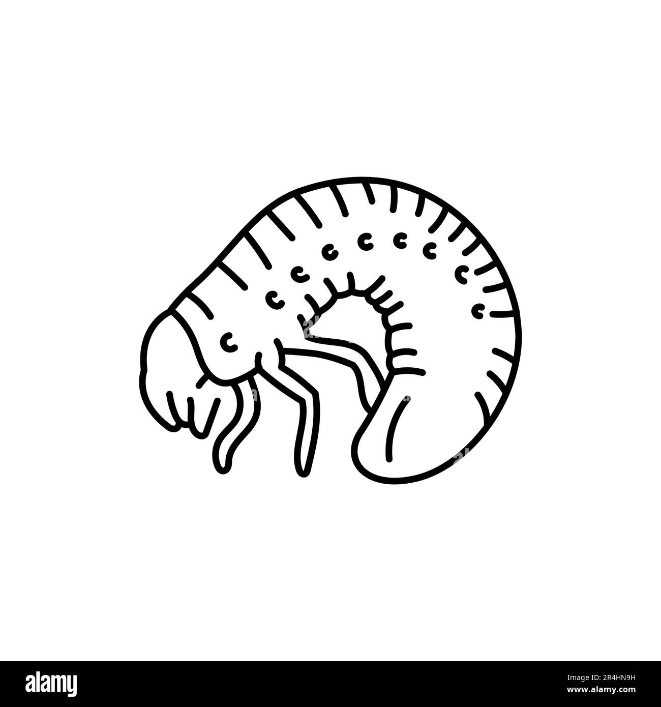 Maggot cartoon Black and White Stock Photos & Images - Alamy