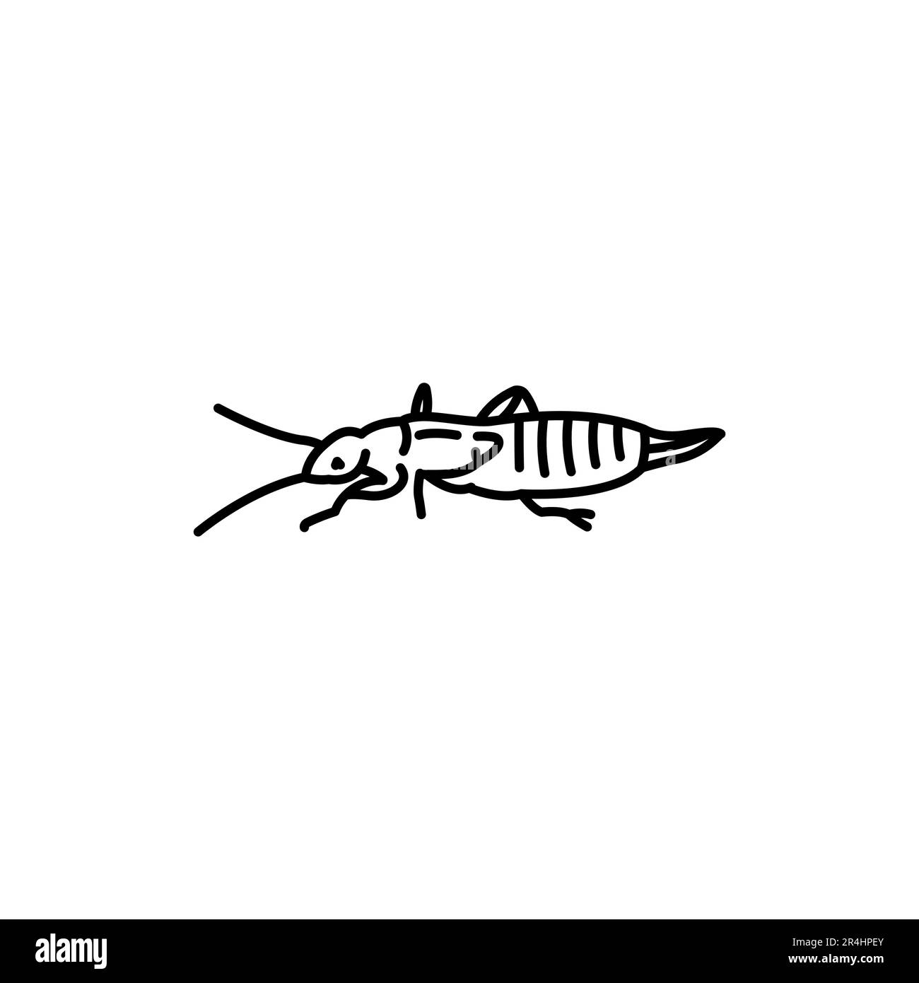 Insect with pincers Stock Vector Images - Alamy