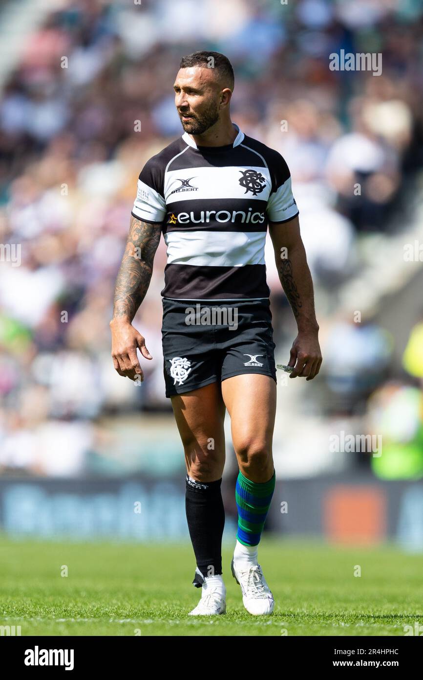 Quade Cooper of the Barbarians during the Killik Cup match Barbarians ...