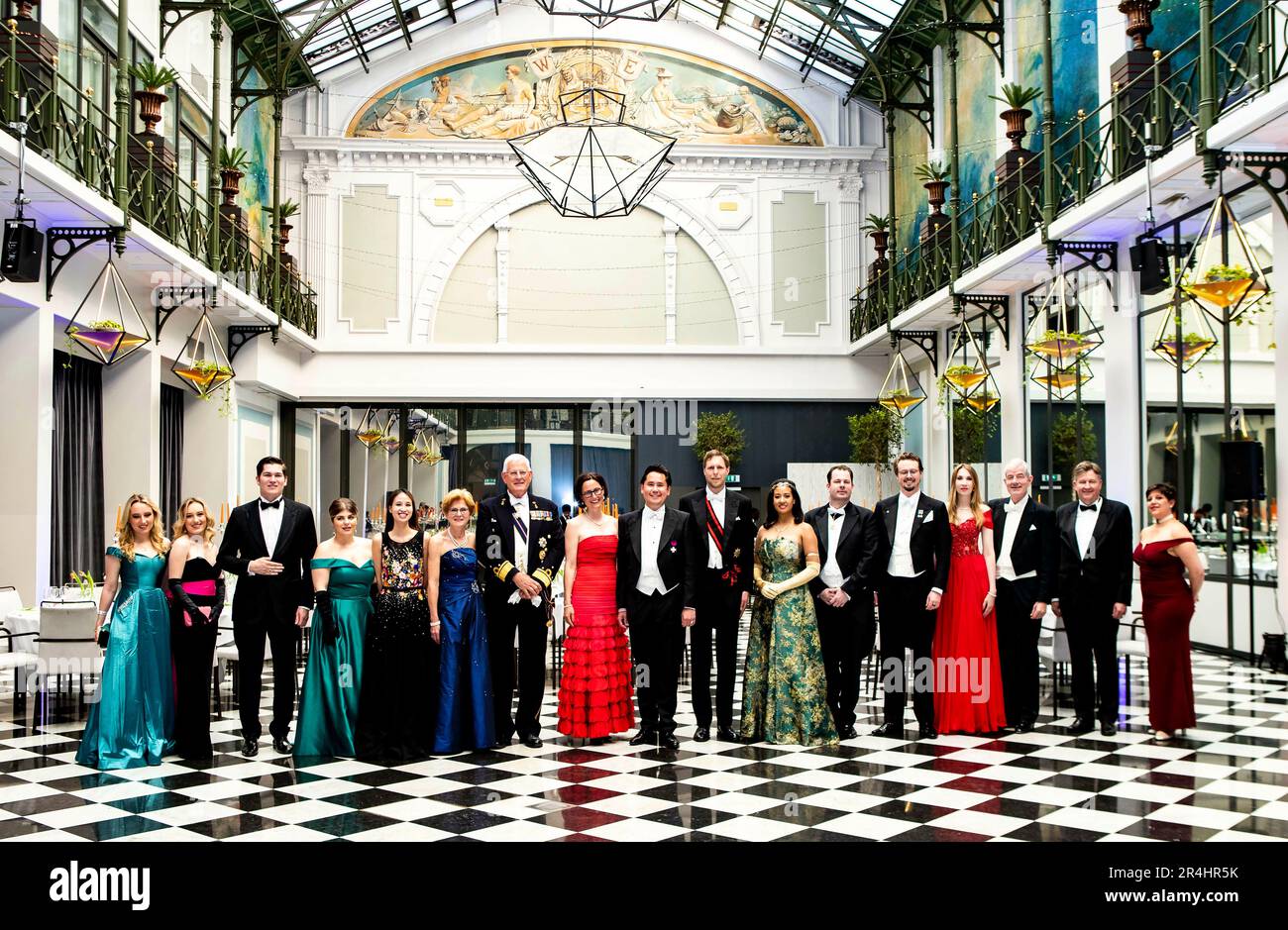 Amsterdam, Niederlande. 27th May, 2023. Denisa Nela, Dr. Estelle Dinh, Vice-admiraal Matthieu ...