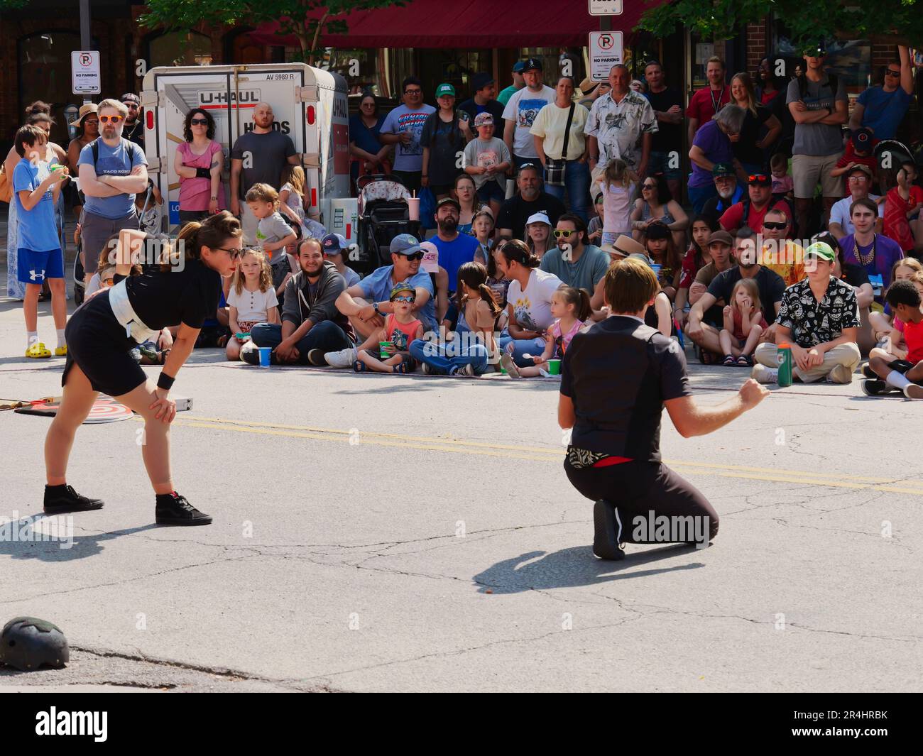 Lawrence, Kansas - May 27, 2023: Lawrence Busker Festival - Annual ...