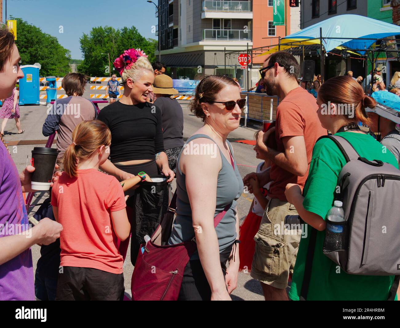 Lawrence, Kansas - May 27, 2023: Lawrence Busker Festival - Annual ...
