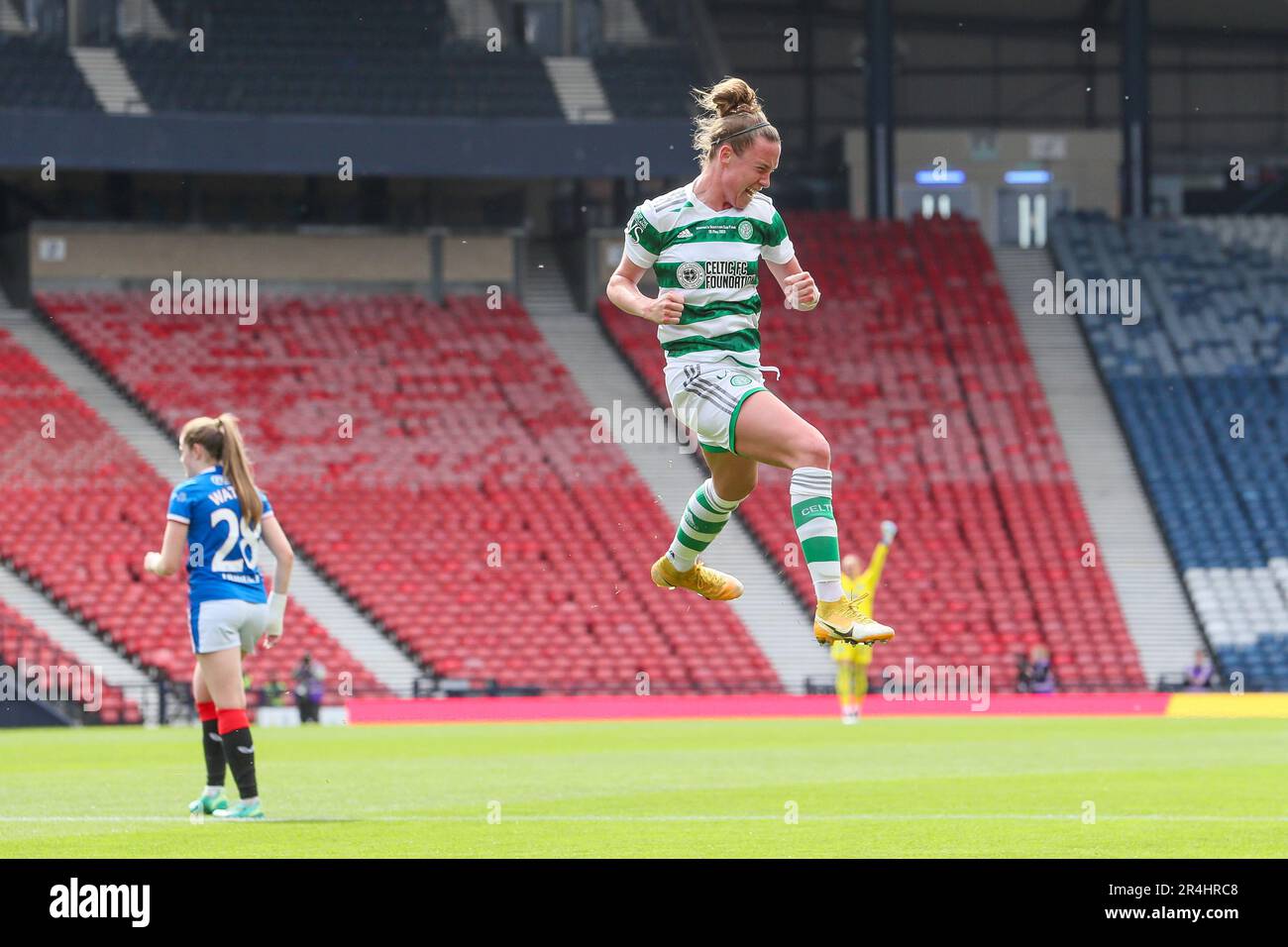 Glasgow, UK. 28th May, 2023. In the final of the Womens Scottish Cup in ...