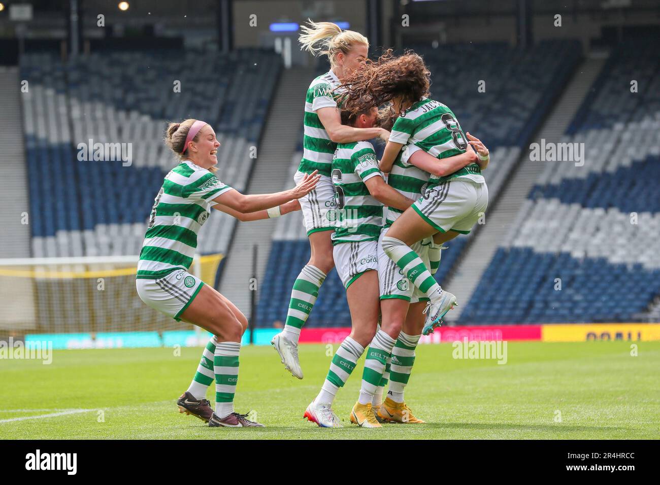 Glasgow, UK. 28th May, 2023. In the final of the Womens Scottish Cup in ...