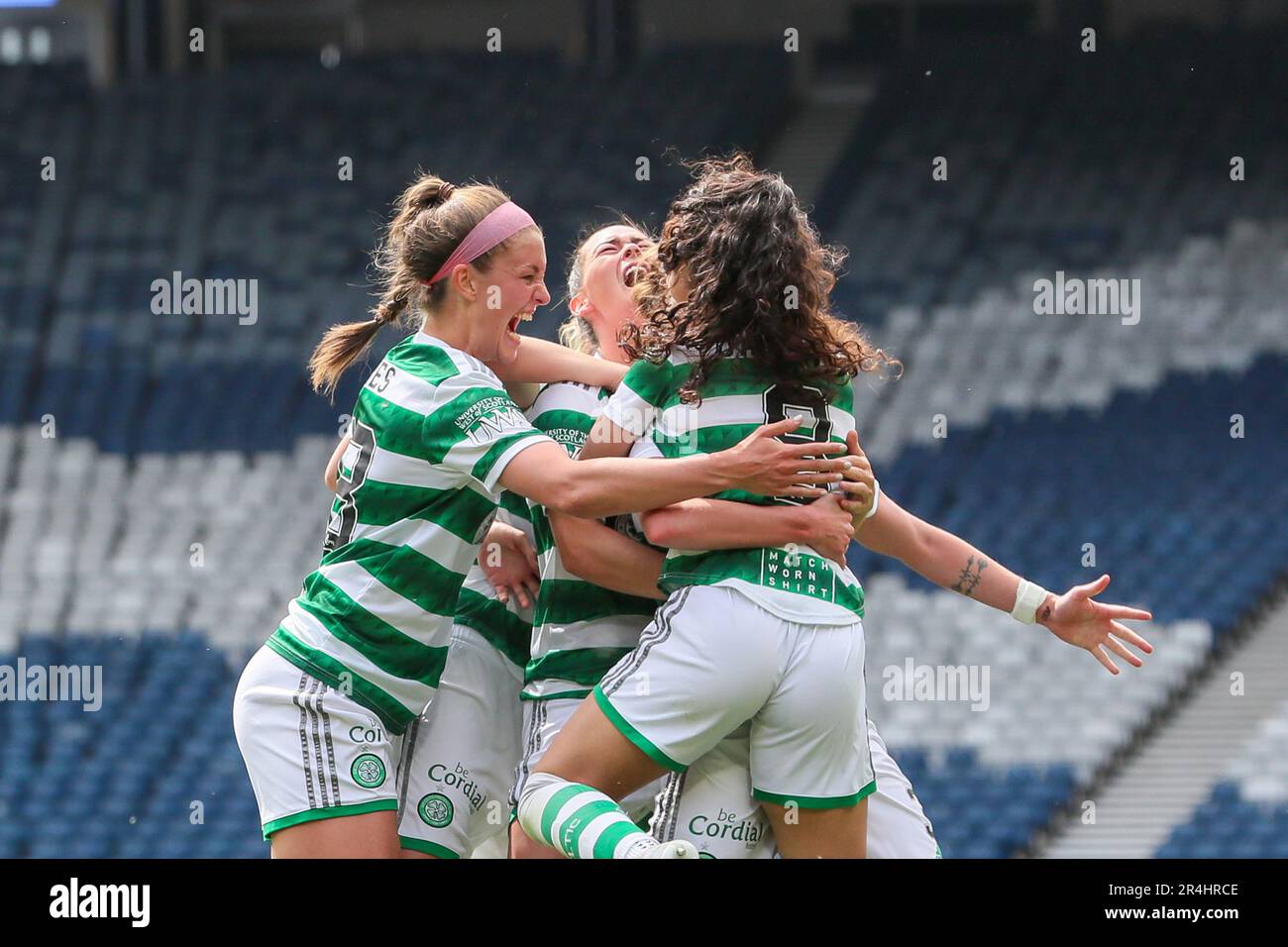 Glasgow, UK. 28th May, 2023. In the final of the Womens Scottish Cup in ...