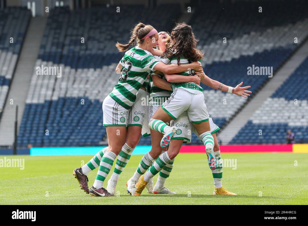 Glasgow, UK. 28th May, 2023. In the final of the Womens Scottish Cup in ...