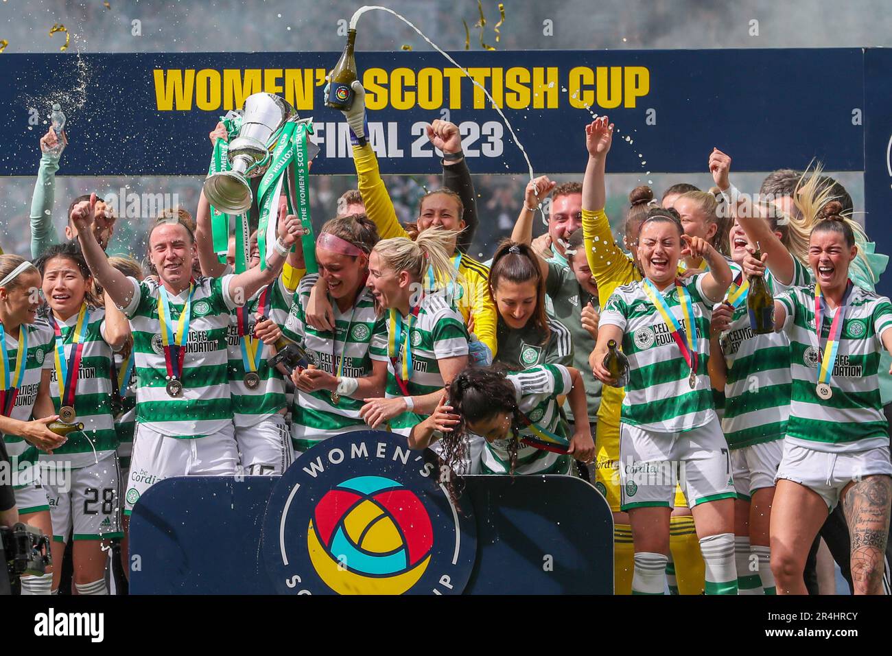 Glasgow, UK. 28th May, 2023. In the final of the Womens Scottish Cup in ...