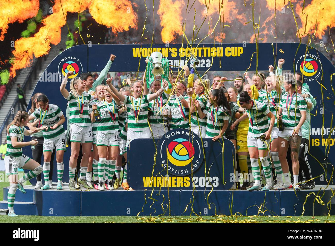 Glasgow, UK. 28th May, 2023. In the final of the Womens Scottish Cup in ...