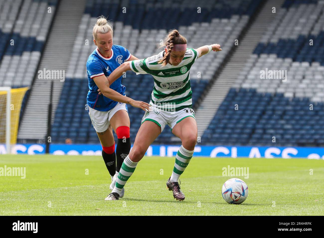 Glasgow, UK. 28th May, 2023. In the final of the Womens Scottish Cup in ...
