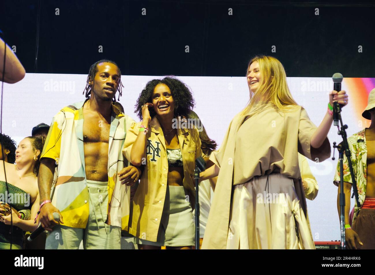 London, United Kingdom, Brockwell Park, 28th May 2023, Cross the Tracks ...