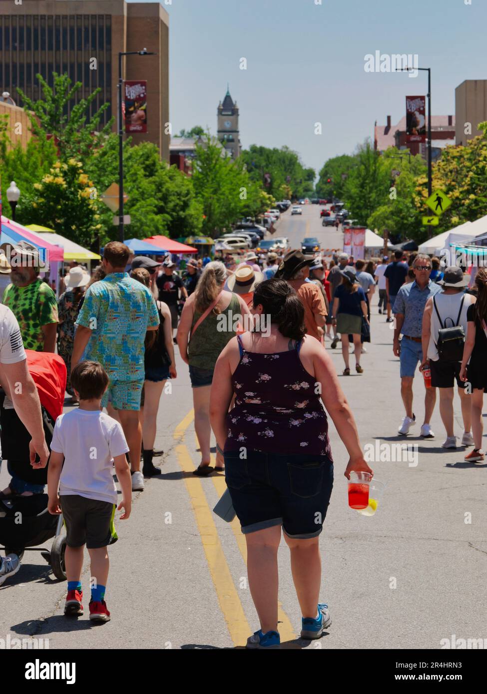 Lawrence, Kansas - May 27, 2023: Lawrence Busker Festival - Annual ...