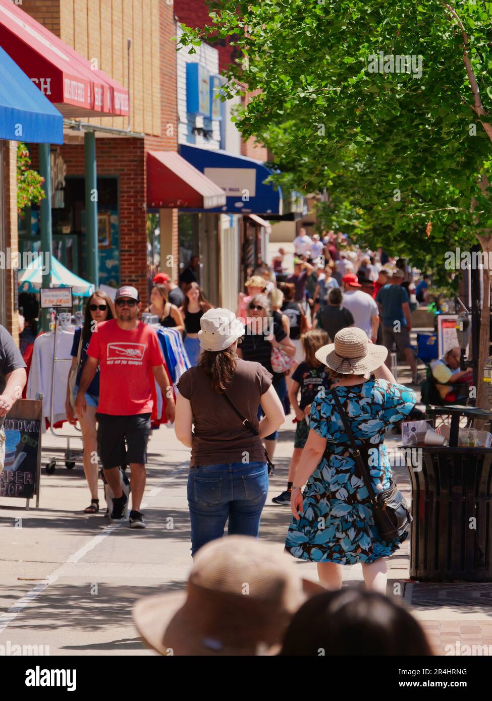 Lawrence, Kansas - May 27, 2023: Lawrence Busker Festival - Annual ...