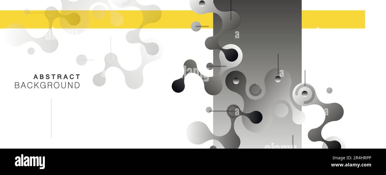 Abstract Design With Geometric Connect Molecule Banner Background Stock Vector Image And Art Alamy