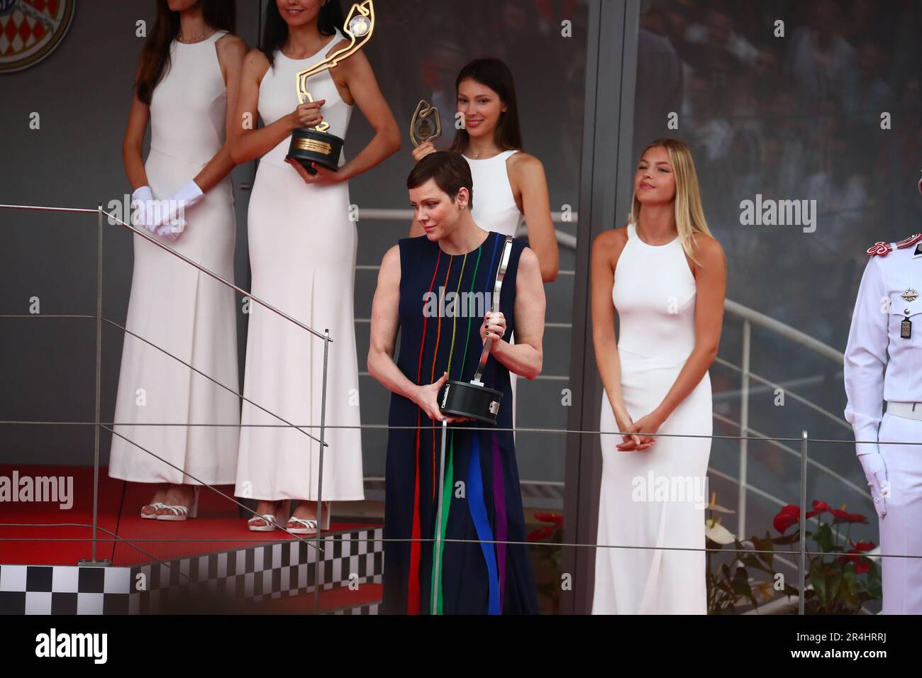 Montecarlo, Monaco. 28th May, 2023. Local Autority on the podium ...