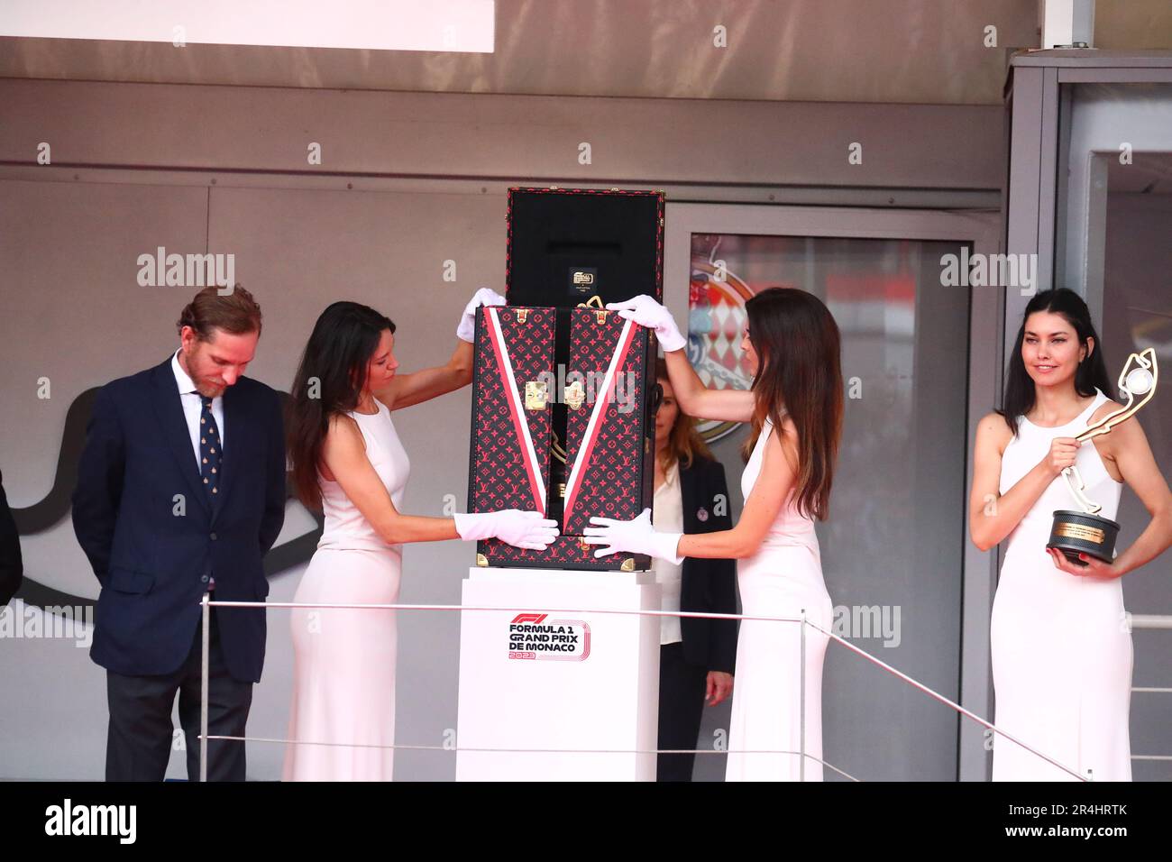 Montecarlo, Monaco. 28th May, 2023. The winner trophy of the Monaco Gp ...
