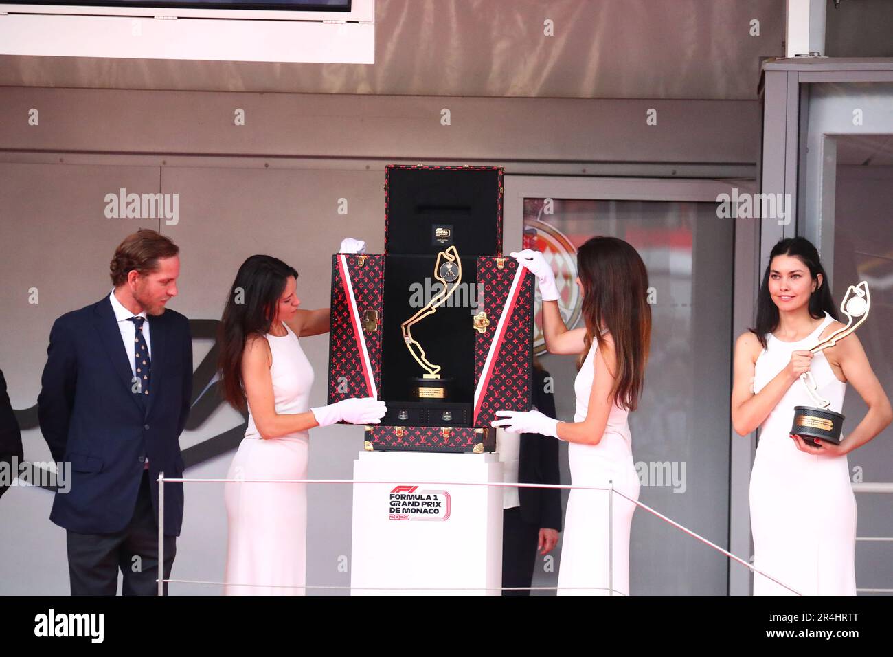 Montecarlo, Monaco. 28th May, 2023. The winner trophy of the Monaco Gp ...
