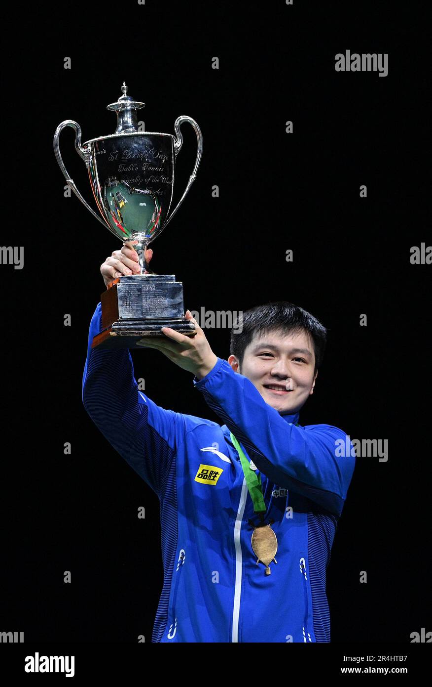 Durban, South Africa. 28th May, 2023. Gold medalist Fan Zhendong of ...