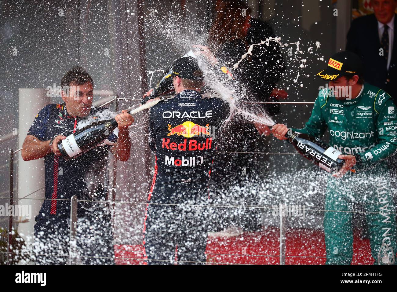 Montecarlo, Monaco. 28th May, 2023. Podium during the Monaco GP, 25-28 ...