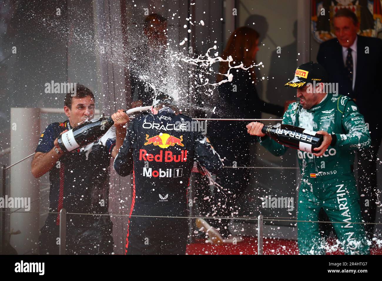 Montecarlo, Monaco. 28th May, 2023. Podium during the Monaco GP, 25-28 ...