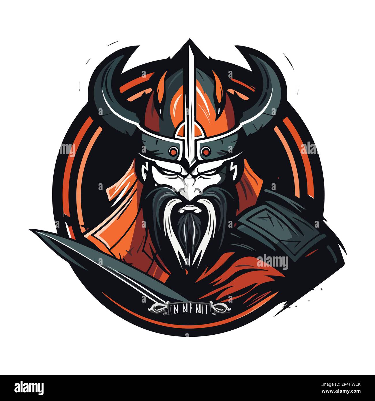 Samurai Crest Vector