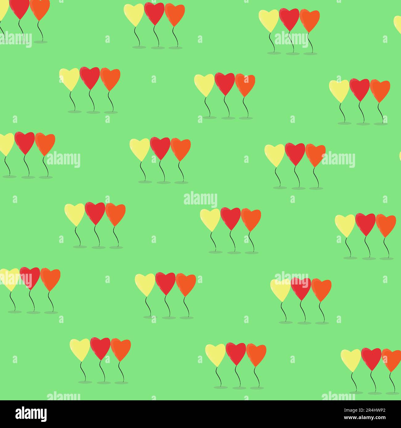 Balloons Patterns Background cartoon. Vector and Illustrations Stock ...