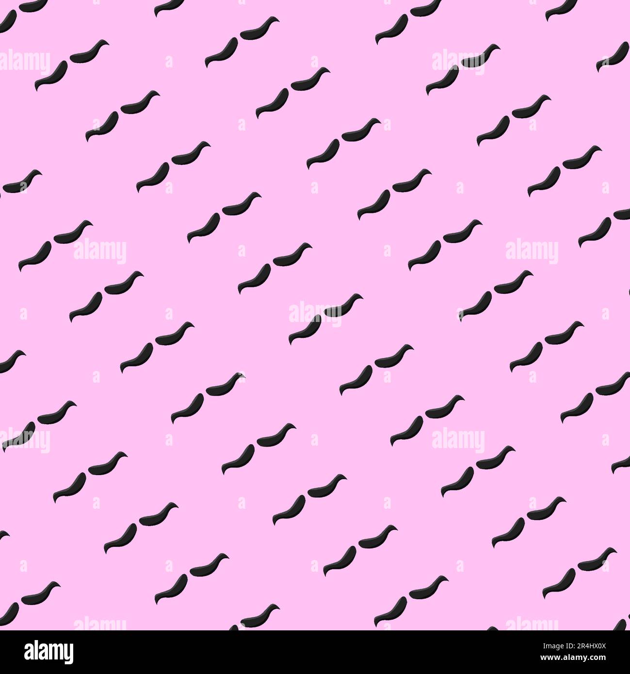 Pink Mustache Wallpaper