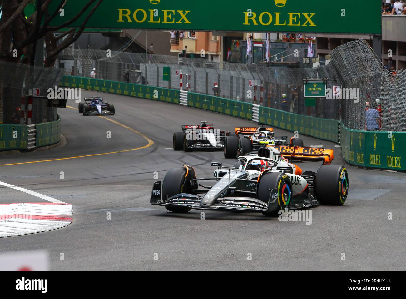 Montecarlo, Principality Of Monaco. 28th May, 2023. Lando Norris (GBR) McLaren MCL60 during the ...