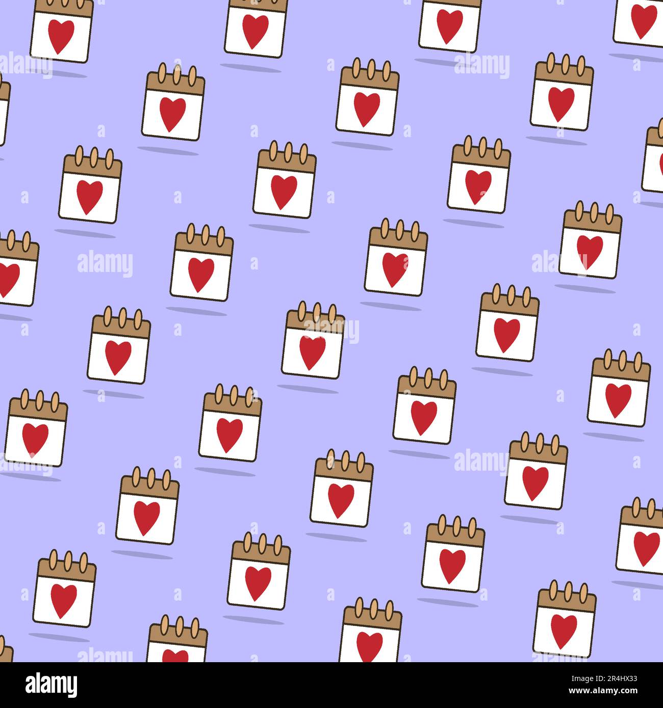 Calender Patterns Background cartoon. Vector and Illustrations Stock ...