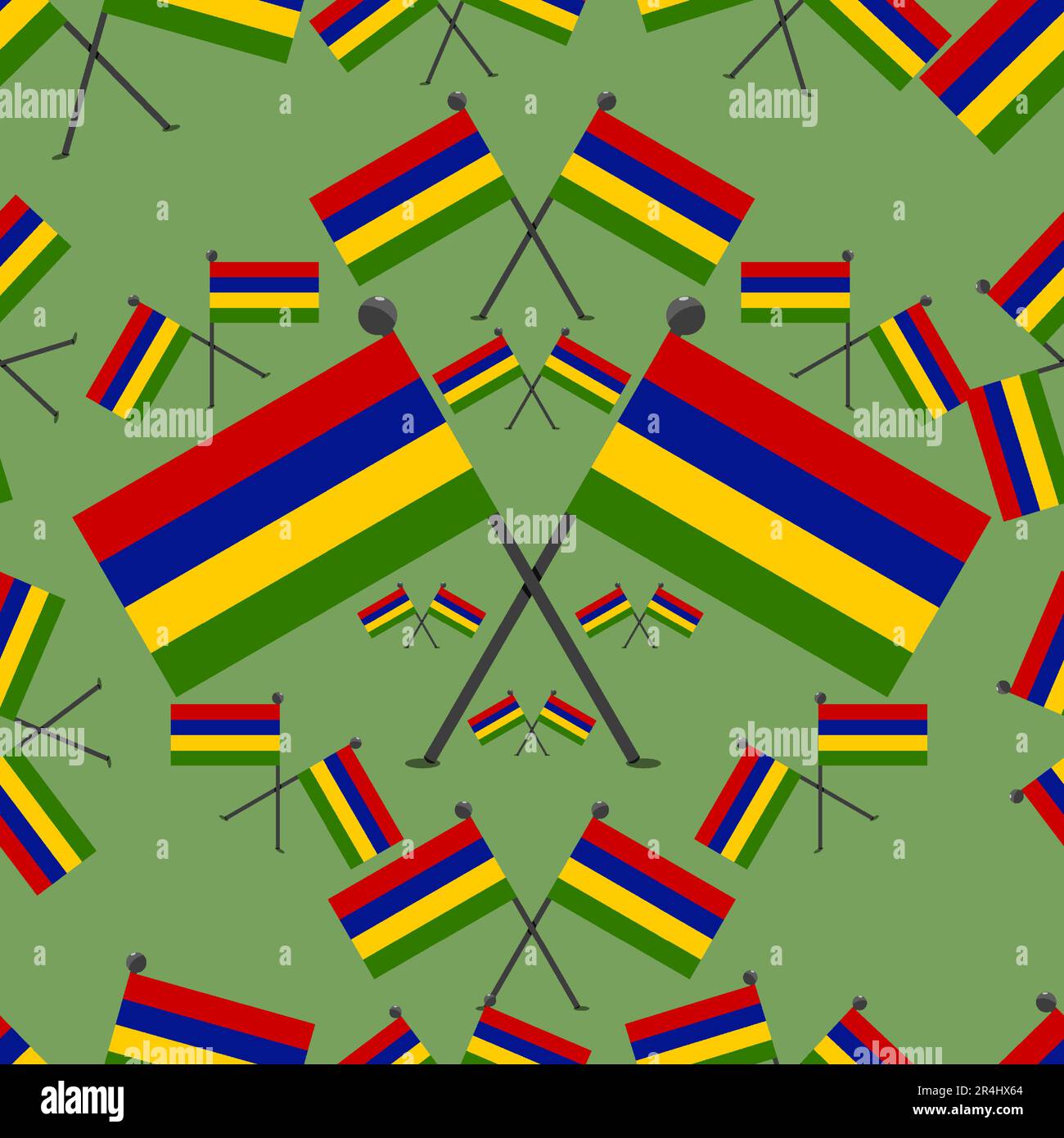 Flag mauritius vector illustration hi-res stock photography and images ...