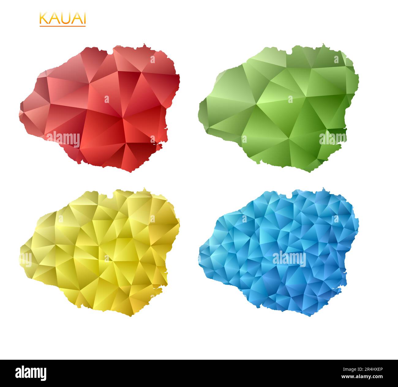 Kauai in hawaii Stock Vector Images - Alamy