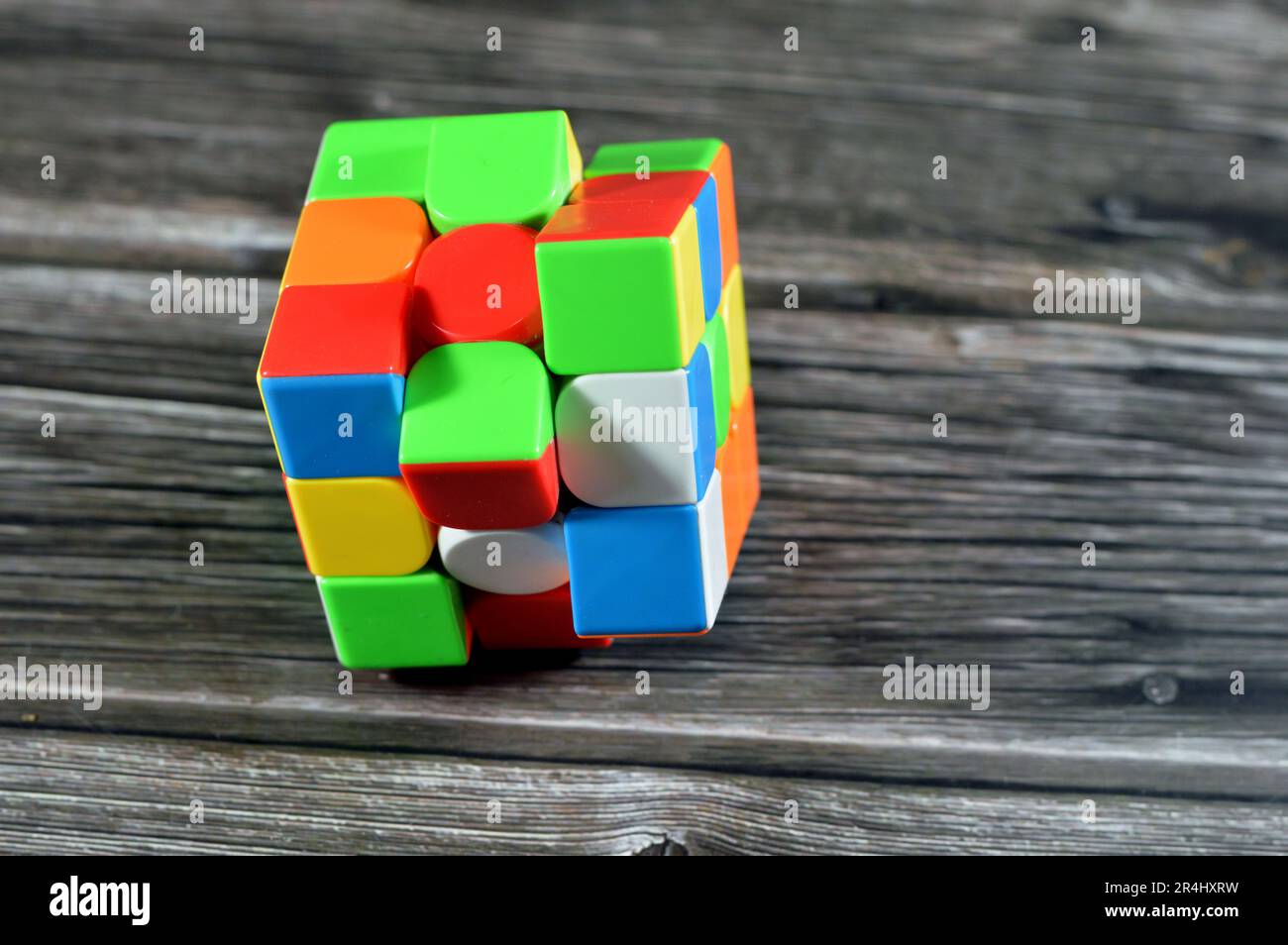 The Rubik's Cube, combination puzzle, speed magic puzzle cube, each of the six faces was covered ...