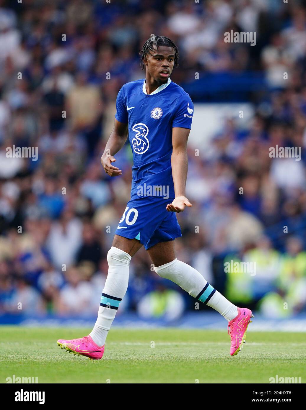 Chelsea's Carney Chukwuemeka during the Premier League match at ...