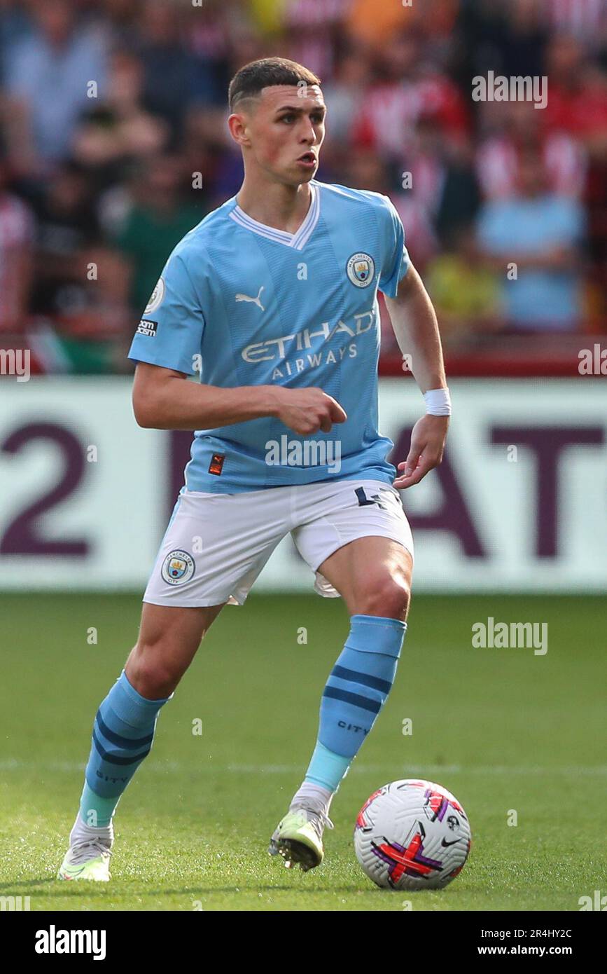 Phil Foden #47 of Manchester City during the Premier League match ...