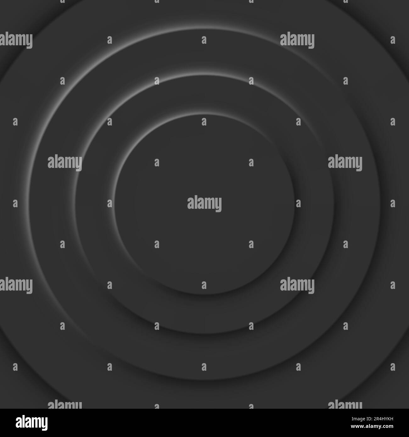 Abstract background illustration dark circles in neomorphism style ...
