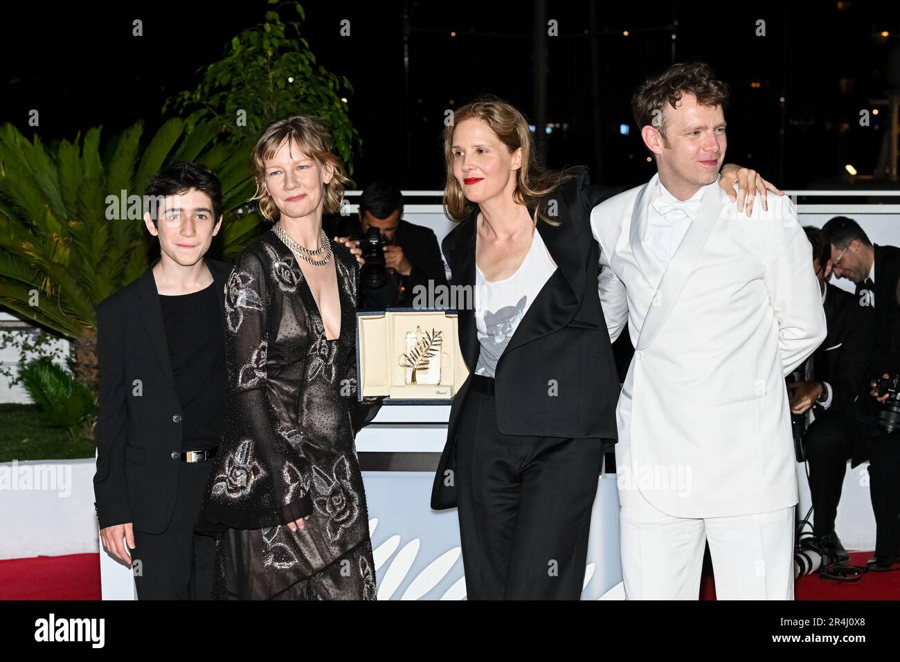 Cannes, France. 27th May 2023. Milo Machado Graner, Justine Triet ...