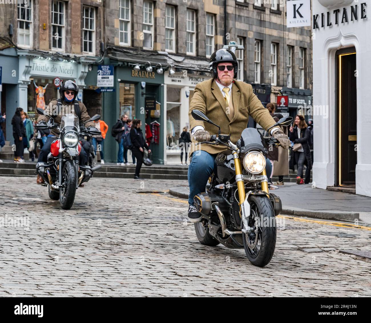 Motorbikes edinburgh scotland hi-res stock photography and images - Alamy