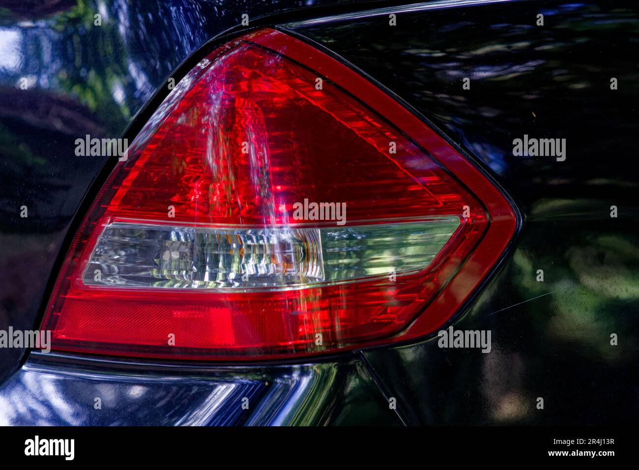 Tail light, break light, parking light with signal lights in red and ...