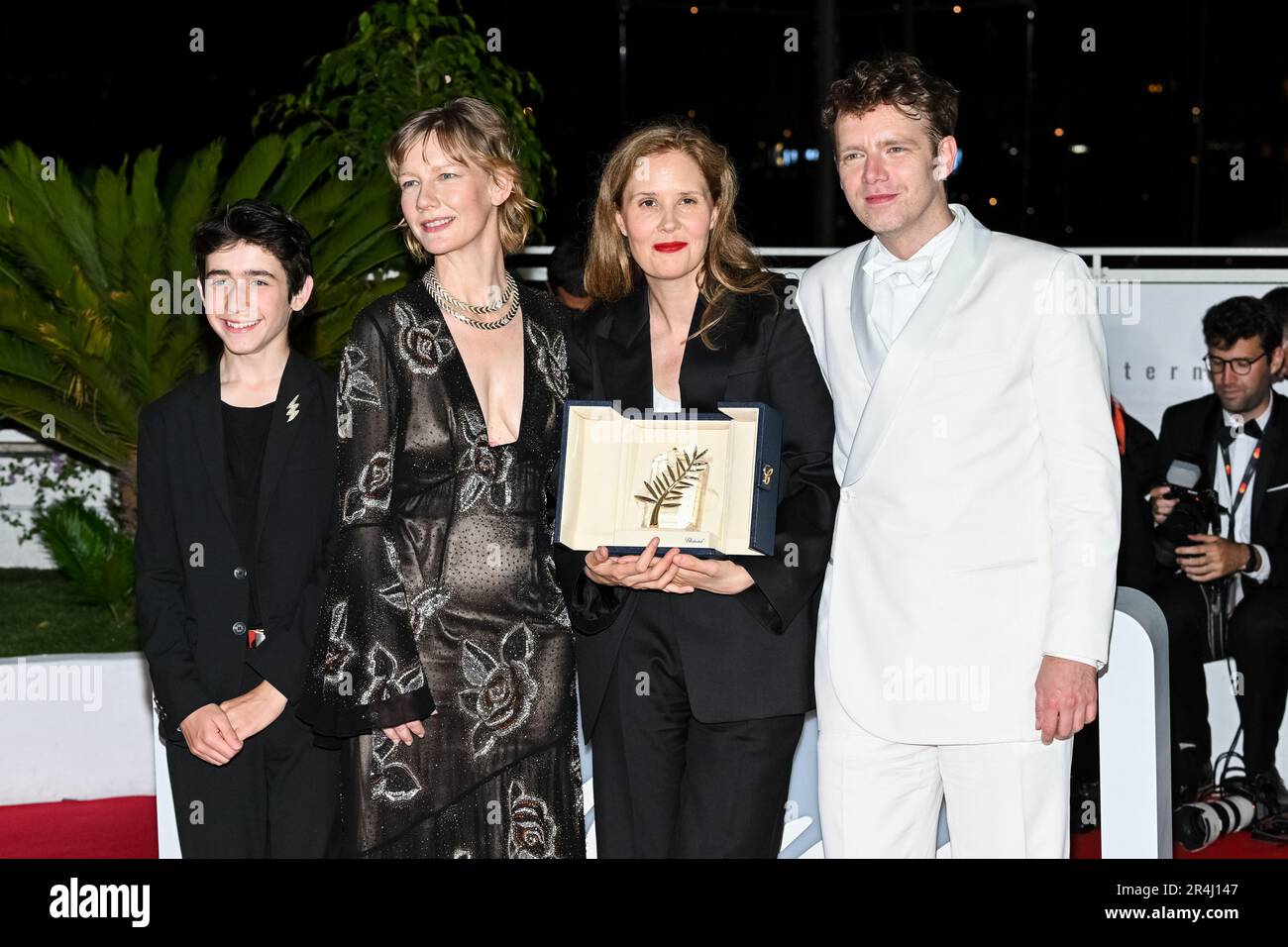 Cannes, France. 27th May 2023. Milo Machado Graner, Justine Triet ...