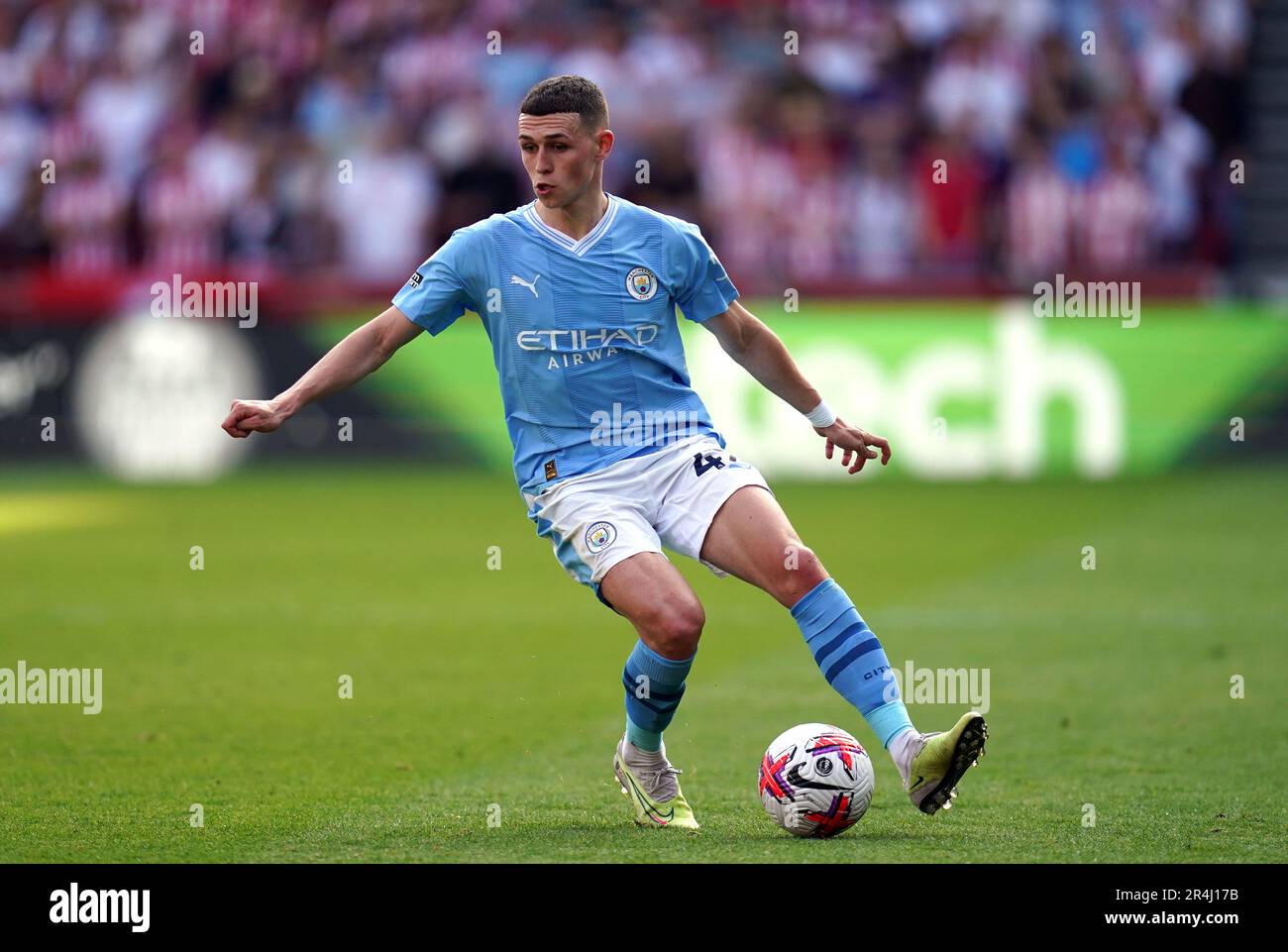 Manchester City's Phil Foden during the Premier League match at the ...