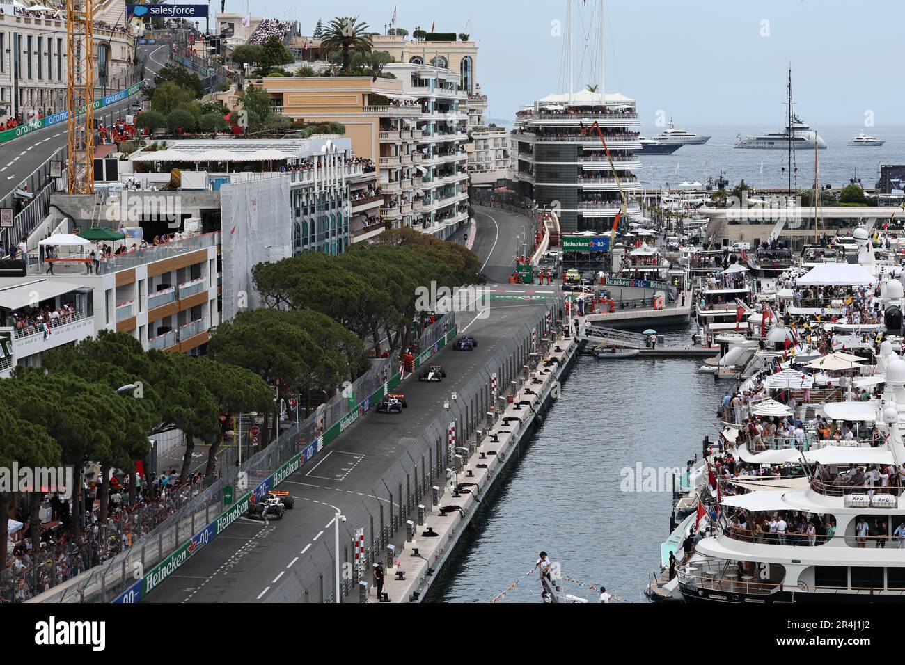 Monte Carlo, Monaco. 28th May, 2023. Lando Norris (GBR) McLaren MCL60. Formula 1 World ...