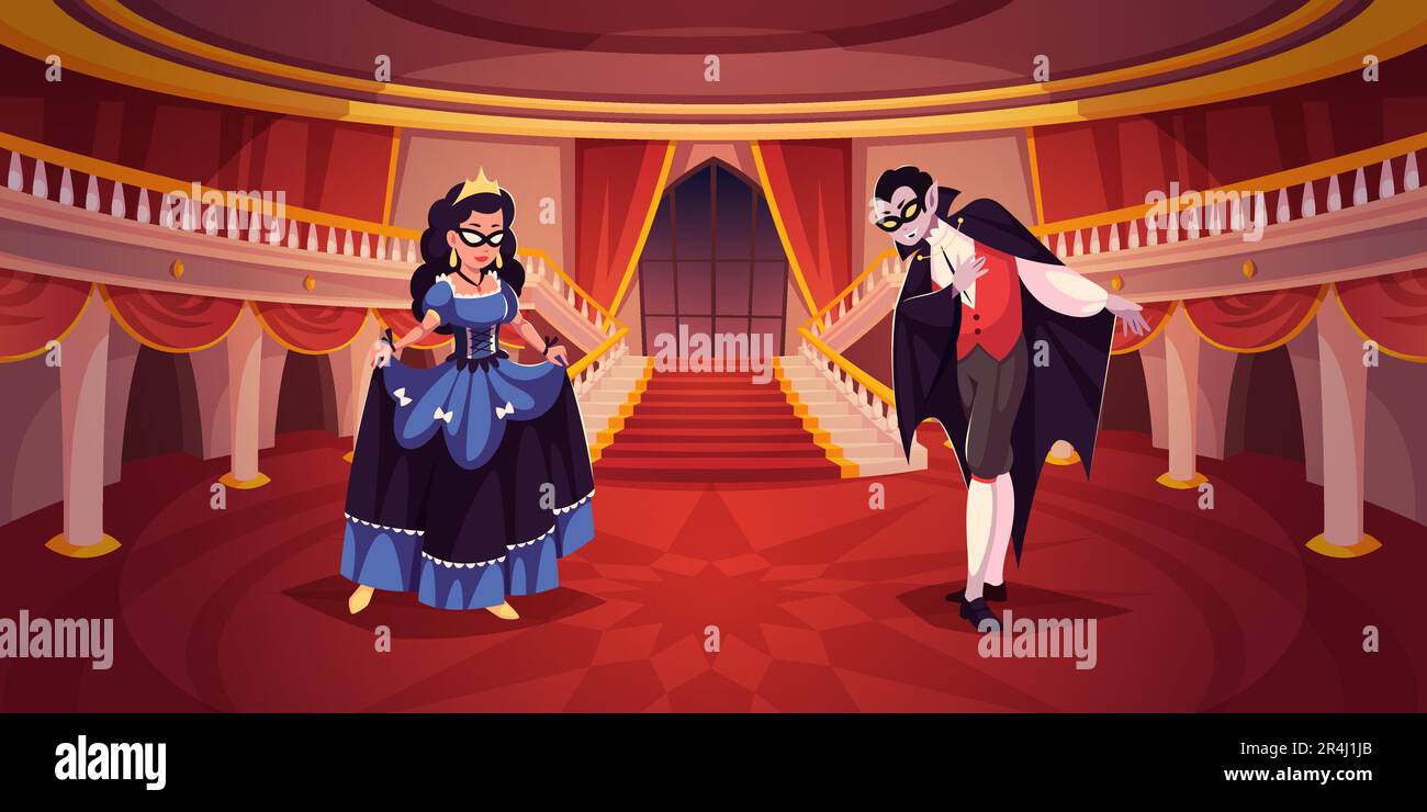 Costumed ball Stock Vector Images - Alamy