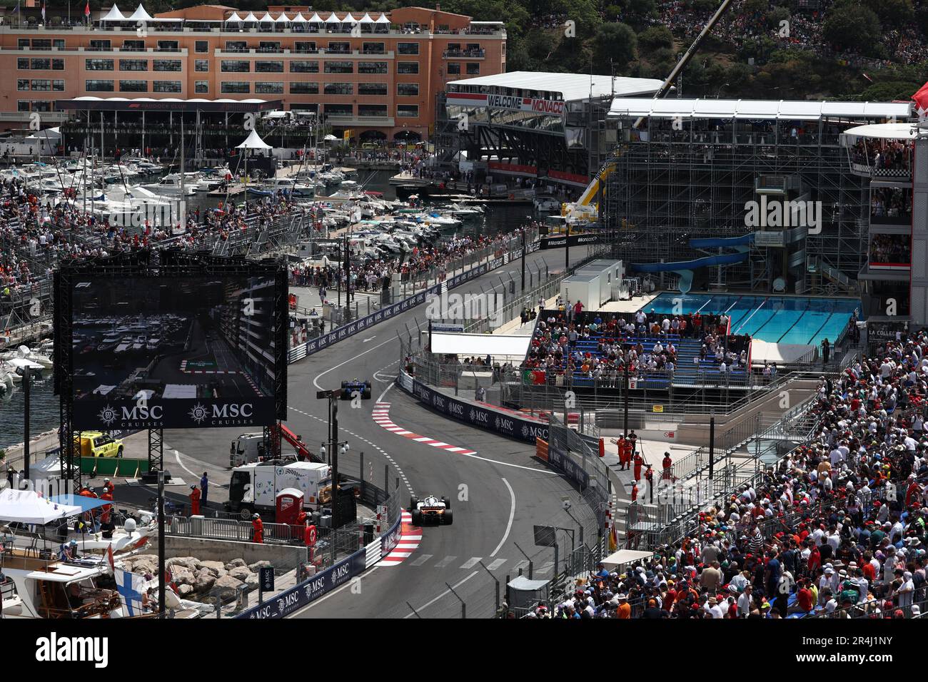 Monte Carlo, Monaco. 28th May, 2023. Lando Norris (GBR) McLaren MCL60. Formula 1 World ...