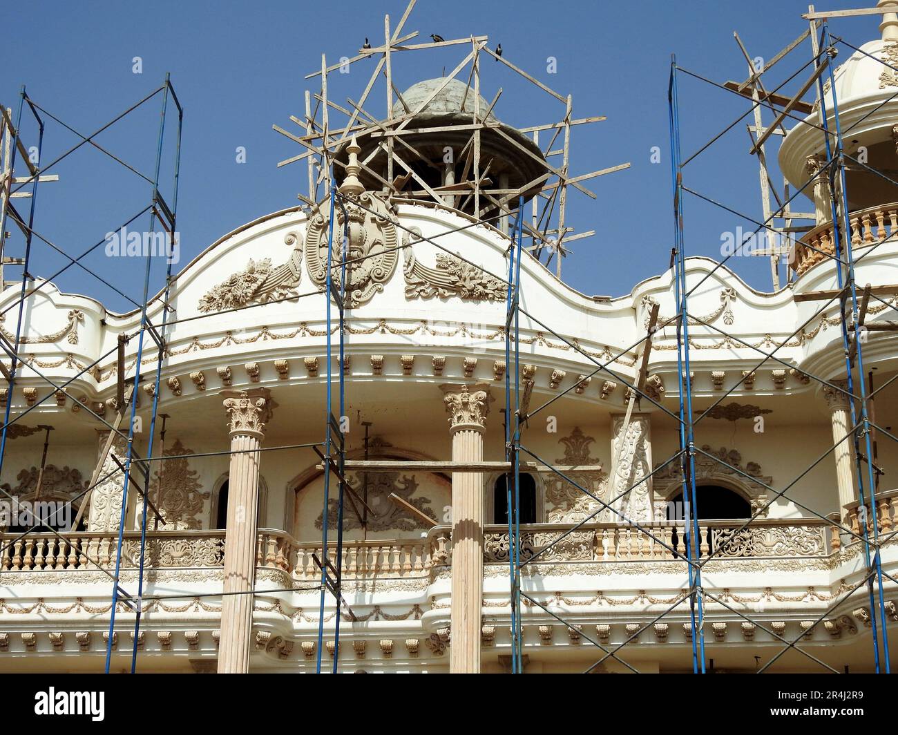 Cairo, Egypt, May 10 2023: A new residential building villa under ...