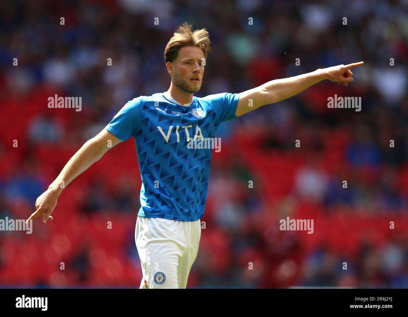 Stockport County's Fraser Horsfall during the Sky Bet League Two play ...