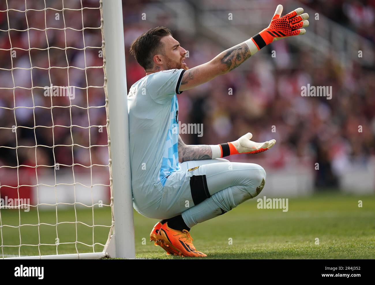 Wolverhampton Wanderers goalkeeper Jose Sa during the Premier League ...