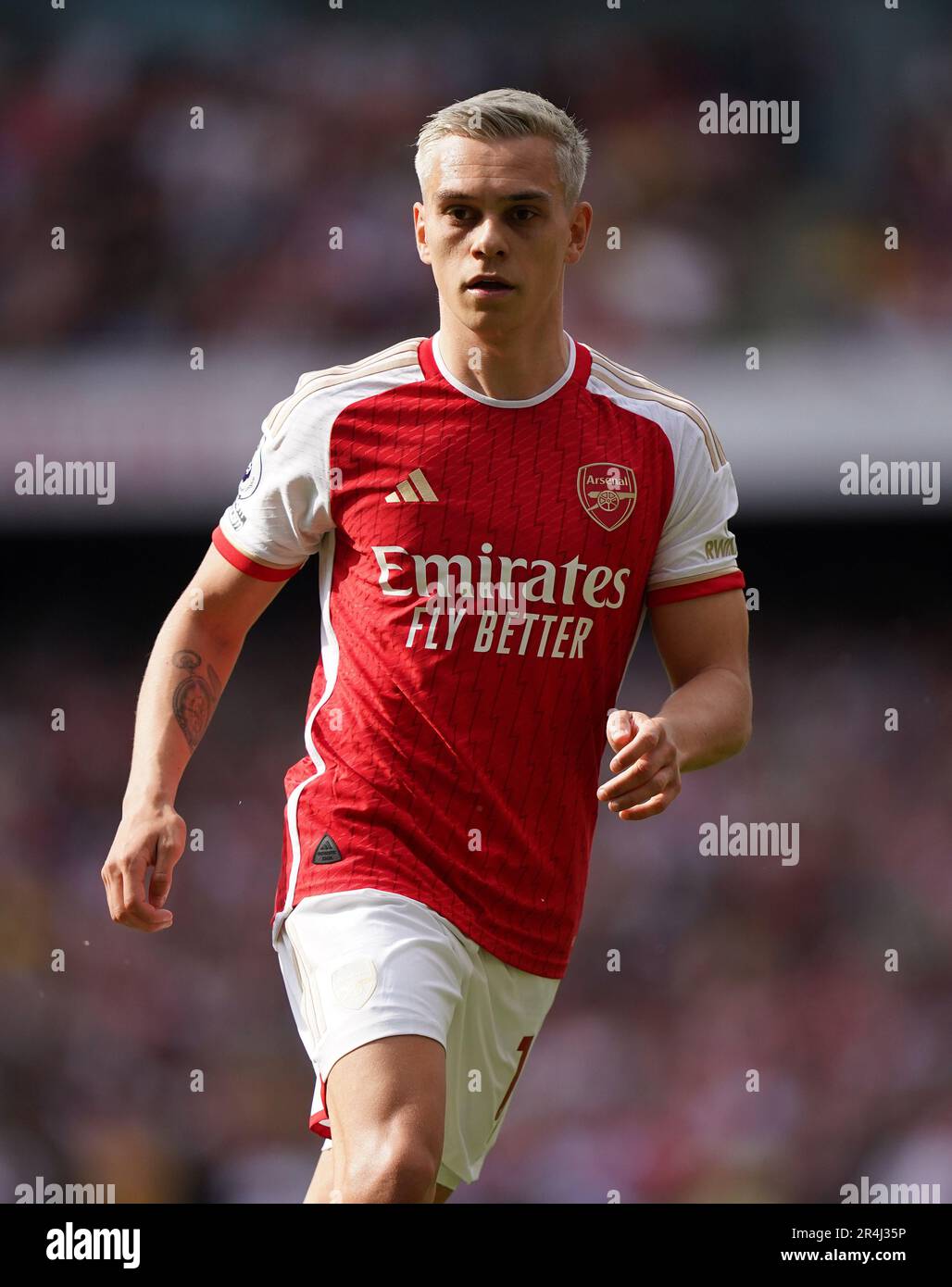 Arsenal's Leandro Trossard during the Premier League match at the ...