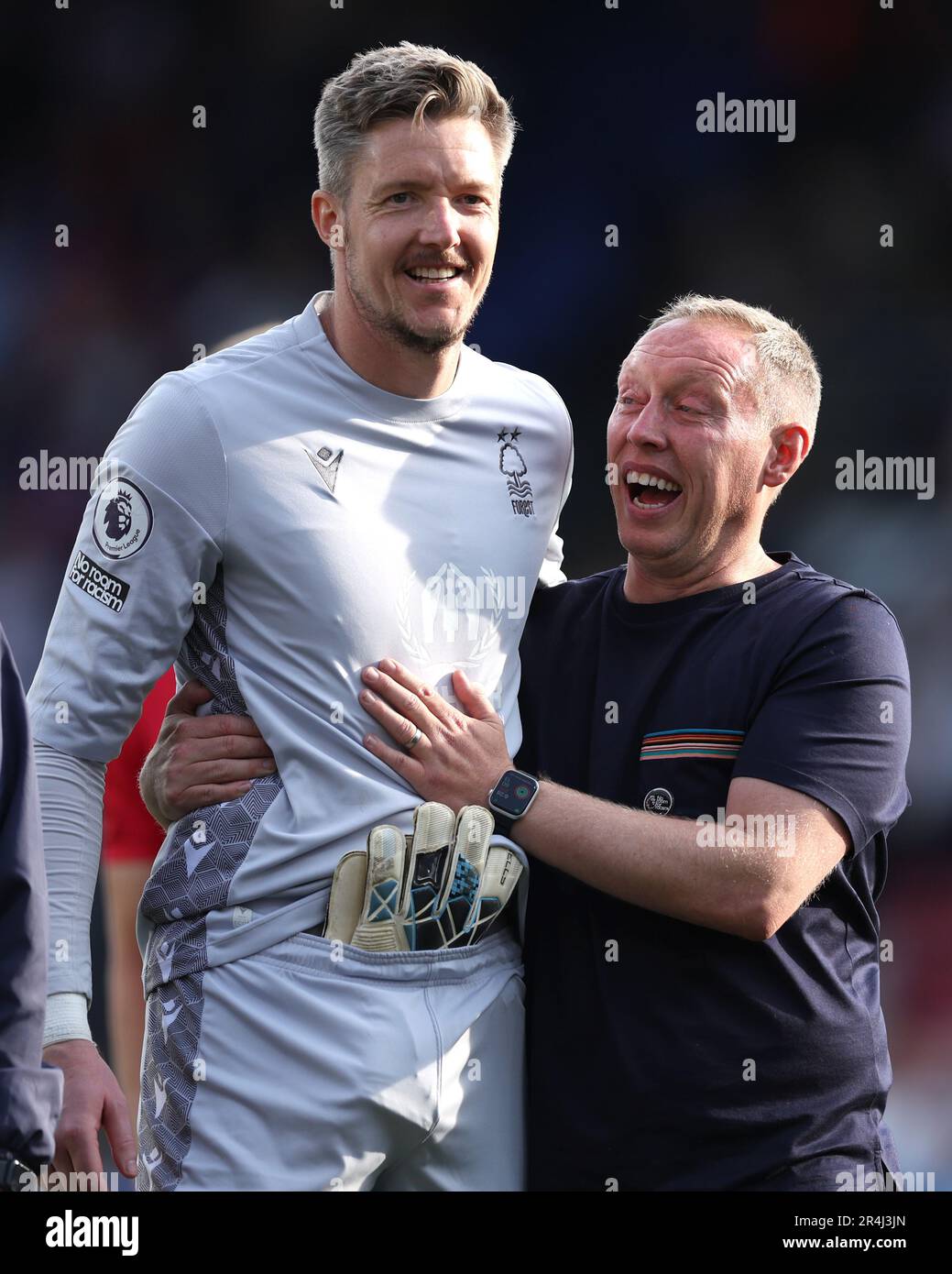 Nottingham Forest manager Steve Cooper (right) and Nottingham Forest ...