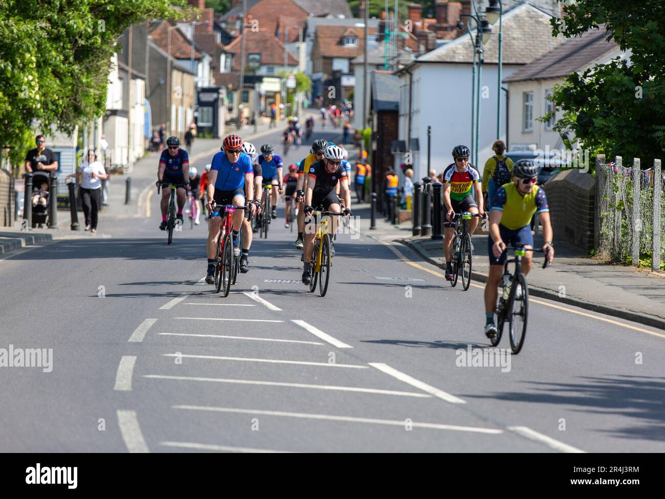 Ongar, Essex, UK. 28th May, 2023. Ford RideLondon 100 route will head ...